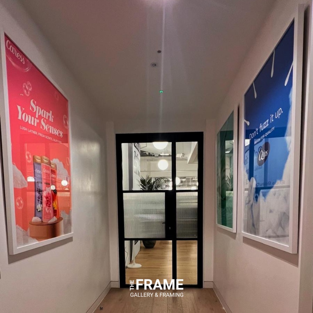 Transforming office spaces with bespoke framing - The Frame Gallery
